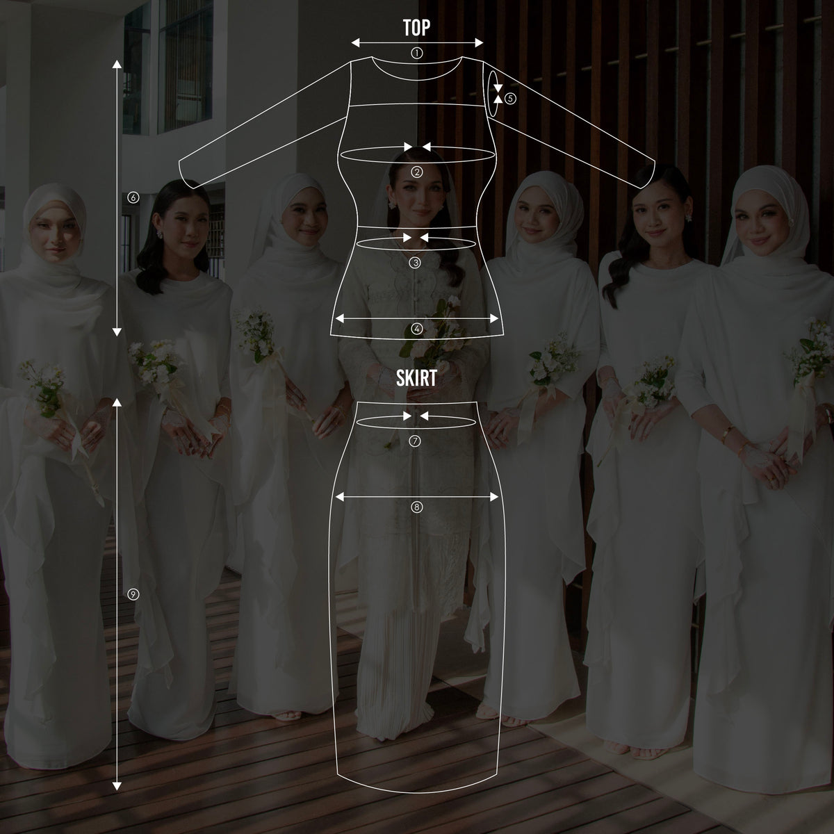 HAYLA THE BRIDESMAID - ASH BLUE – Qiszar